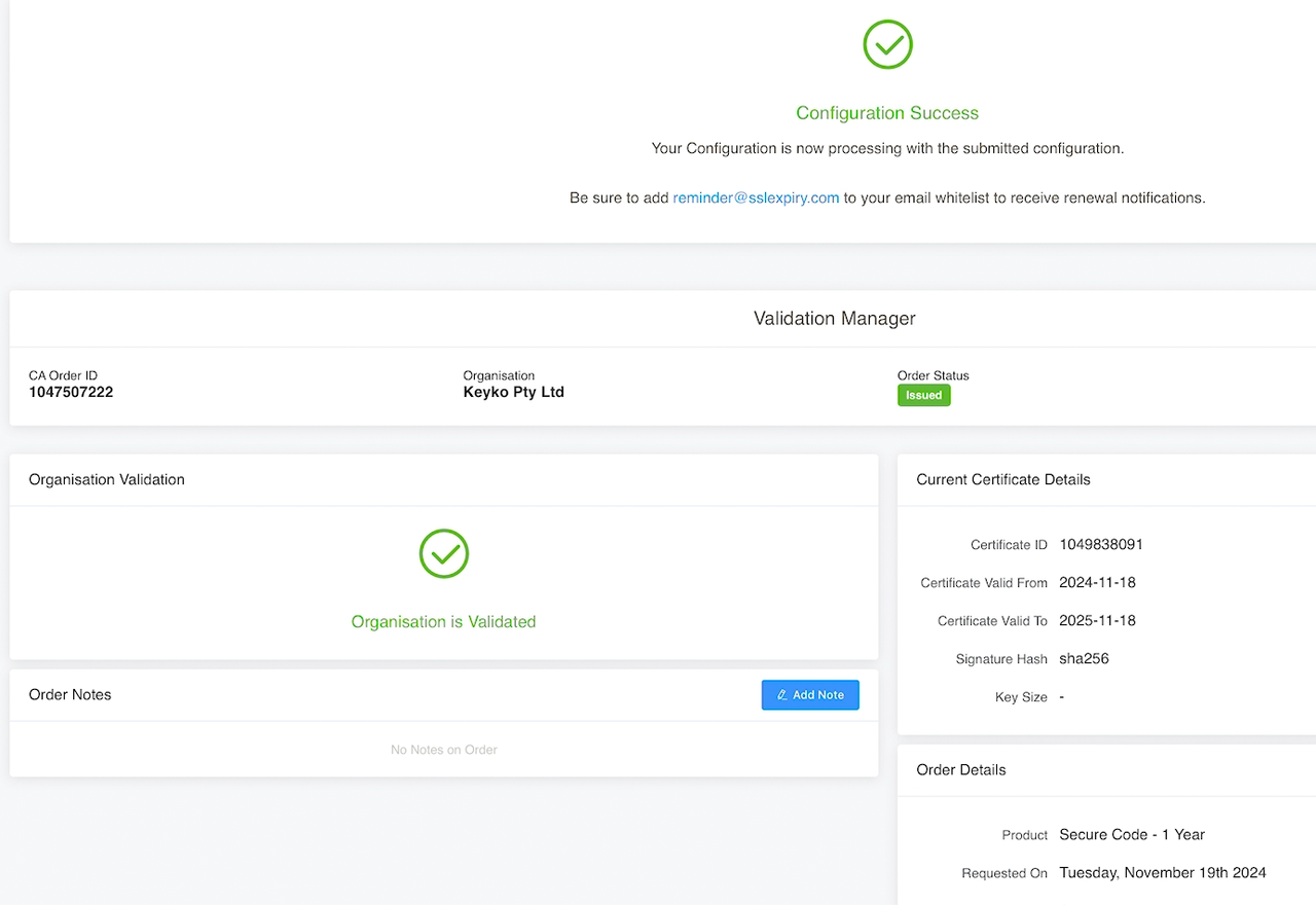 Setup and Initialise Verokey/DigiCert Code Signing eToken